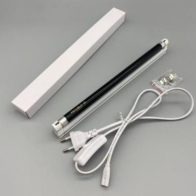 China Integrated Black Light Fluoro Tube T5 6W 8W Black Light Replacement Tubes for sale
