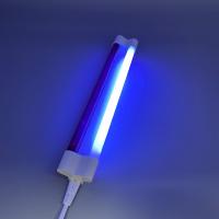 China Restaurant Blue T5 Led Bulbs 2X8W Aluminum Blue Light Tube For Cabinet for sale