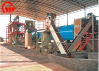 China 500kg - 2T Capacity Triple Pass Rotary Drum Dryer Gery / Blue Color DDGS ISO Listed for sale