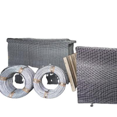 China Hexagonal Zinc Coated Landscape Stone Cage 200x100x50 Welded Gabion Basket Fence for sale