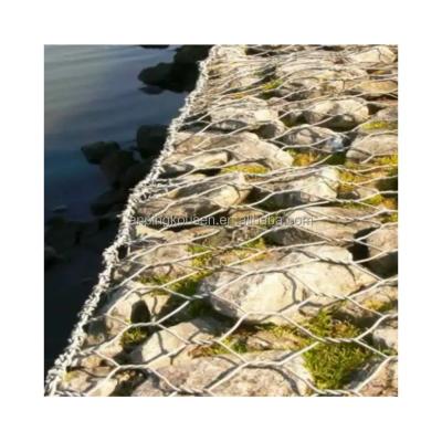 China 2.0mm-4.0mm Wire Gauge Heavy Hexagonal Gabion Wire Netting Retaining Wall Gabion Cages for sale