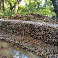 China 2.0mm-4.0mm Wire Gauge Heavy Hexagonal Gabion Wire Netting Retaining Wall Gabion Cages for sale