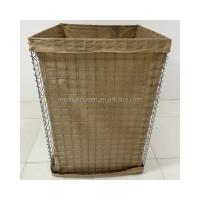 China Electrical Galvanize Sandbag Gabion Cage Bastion Defensive Barrier for Flood Control for sale