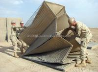 China Square Hole High Tensile Strength Beige Geotextile Zinc-Coated Defensive Sand Barrier for sale