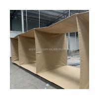 China Square Hole High Tensile Strength Beige Geotextile Zinc-Coated Defensive Sand Barrier for sale