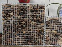 China Prices Square Hole PVC Coated Galvanized 80x100mm Gabion Box Baskets for Fence Mesh for sale