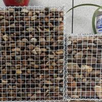 China 2.0mm-4.0mm Wire Gauge Galvanized Welded PVC Coated Rock Gabion Basket for Landscaping for sale