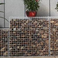 China Welded Mesh 100X80X30Cm 2x1x0.5m 200x100x5 cm Gabion Basket Stone Cage Garden Fence for sale