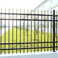 China Metal Frame Outdoor Yard Decorative Wrought Iron Houses Gates and Fence Railing Panels for sale