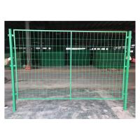 China Sustainable 6ft PVC Coated Galvanized Welded Wire Mesh Fence Panel for French Garden for sale