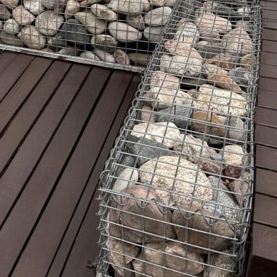 China Hexagonal Galvanized Iron Wire Welded Gabion Box for Garden Landscape Protection for sale