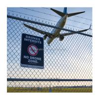 China Wholesales Heat Treated PVC Coated Airport Fence with Customized Options and Designs for sale