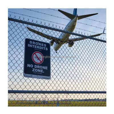 China Wholesales Heat Treated PVC Coated Airport Fence with Customized Options and Designs for sale