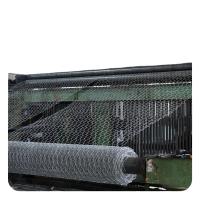 China Galvanized 2mX1mX1m Gabion Box with 80 X 100mm PVC Coated Hexagonal Woven Wire Mesh for sale