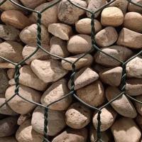 China PE Coated Stone Cages Welded 1*1*2 Gabion Box for Retaining Wall Wire Gauge 2.0mm-4.0mm for sale