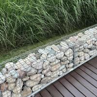 China PE Coated Stone Cages Welded 1*1*2 Gabion Box for Retaining Wall Wire Gauge 2.0mm-4.0mm for sale