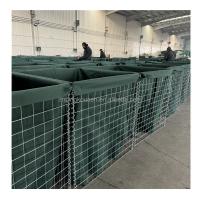 China Defensive Fence Wall Welded Mesh Galvanized Gabion Basket for Emergency Flood Barrier for sale