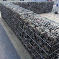 China Gabions Box Hot Dipped Galvanized Material Gabion Stone Cage with 3-6mm Wire Gauge for sale