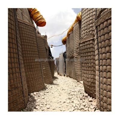 China Square Hole Shape High Strength Gabion Flood Barrier Sand Wall Defensive Bastion Barriers for sale