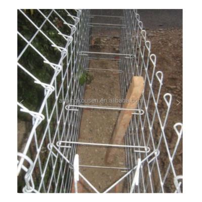 China Galfan Welded Gabion Basket for Galvanized/PVC Coated Retaining Wall Construction for sale