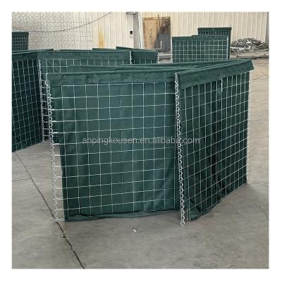 China Galvanized Iron Wire Welded Gabion Barrier for Easy Assembly and Sand Defense System for sale