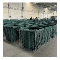 China Galvanized Iron Wire Welded Gabion Barrier for Easy Assembly and Sand Defense System for sale