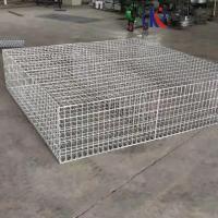 China Galvanized Welded Gabion Box Wire Mesh Stone Baskets for Retaining Wall Construction for sale