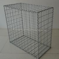 China Square Hole Welded Mesh Gabion Basket for Hot Dip Galvanized DIY Stone Cage Wall for sale