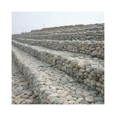 China Galvanized Wire Mesh Gabion Box for Erosion Prevention in River Construction for sale