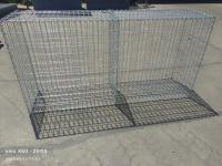China Fence Mesh PVC Coated Galvanized 2x1x1 Gabion Box Basket 80x100mm for Garden Decoration for sale