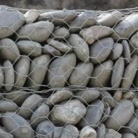 China 2.0mm-4.0mm Galvanized / PVC Coated Iron Wire Mesh Gabion Cages for Gabion Fence for sale