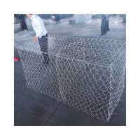 China 2.0mm-4.0mm Galvanized / PVC Coated Iron Wire Mesh Gabion Cages for Gabion Fence for sale