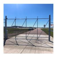 China Waterproof PVC Coated High Security Anti Climb Airport Fence Customized and Versatile for sale