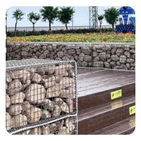 China 200x100x50 4mm Galfan Wire Mesh Canada Gabion Box for River Bank Protection for sale