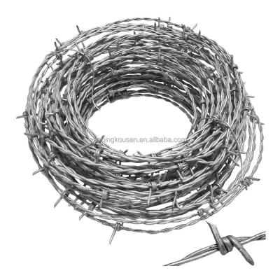China 20m/25m/30m/50m Galvanised Steel Razor Barbed Wire Security Fencing Concertina Wire for sale