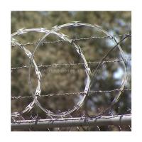 China 1.5-3cm Barb Length Concertina Razor Wire with Security Fencing and Razor Barbed Wire for sale