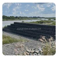 China Design Galvanized Iron Wire Mesh Woven Gabion Net for Retaining Wall Garden Decoration for sale