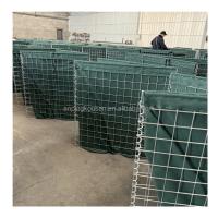 China Easily Assembled Defensive Barrier Galvanized Iron Wire for Sale Bastion Sandbag Gabion for sale