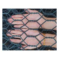 China 80x100mm 2x1x1 PVC Galfan 260gsm Gabion Baskets for Retaining Wall and River Construction for sale