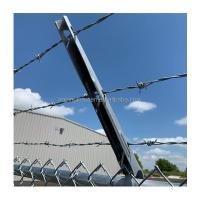 China Anti Climb Welded Concertina Blade Razor Wire Fence with Barbed Wire Coil Material for sale