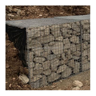China 4x4x1 Galvanized Welded Wire Mesh Gabion Basket/Gabion Box with Hot Dipped Galvanized for sale