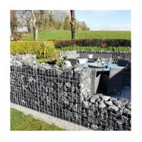 China Galvanized Iron Wire Mesh for Retaining Wall at Silver Green Gray Blue Yellow Gabions for sale