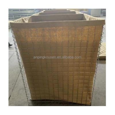 China Galvanized Iron Wire High Strength Gabion Defensive Bastion Barriers for Construction for sale