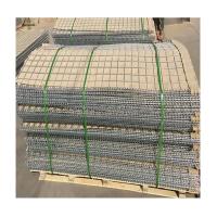 China Best Galvanized Welded Wire Mesh Barrier with Square Hole and Beige Geotextile Color for sale