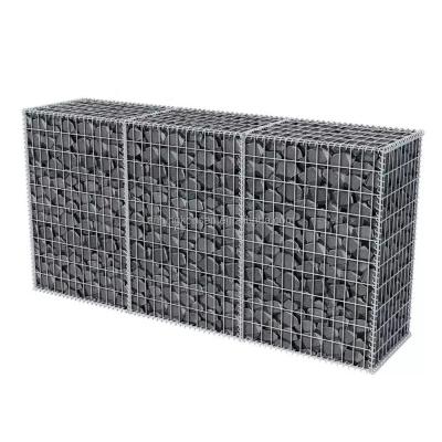 China Galvanized Welded Iron Wire Mesh Gabion for Hard Welded Square Hole Retaining Wall for sale