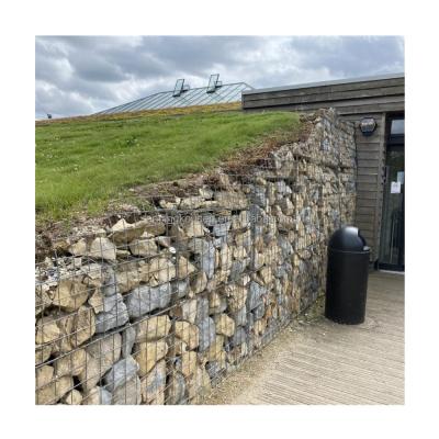 China Electric Wire Mesh Galvanized Welded Gabion Cage Stone Basket Box For Sal for sale