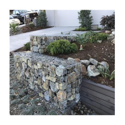 China Hot-dipped Galvanized Gabion Boxes for Artistic Garden Landscaping and Decoration for sale