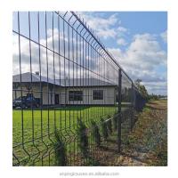 China Steel 3D Fence Garden Black Powder Coated Australia Type Aluminum Vertical Blade Fencing for sale