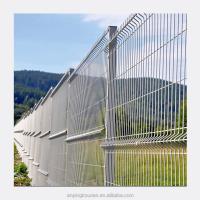 China Pvc Coated Wire Mesh 3D Fence 3x100 14 Gauge Chain Link Fence for Livestock Raising for sale