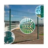 China Pvc Coated Wire Mesh 3D Fence 3x100 14 Gauge Chain Link Fence for Livestock Raising for sale